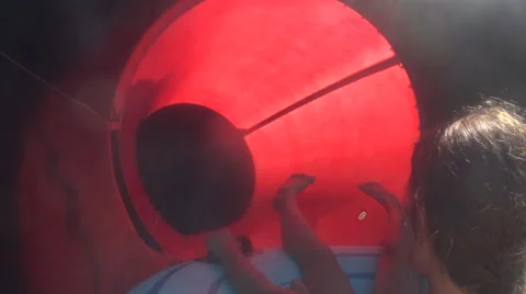 Girl Going Down Waterslide Stock Videos – Royalty-Free HD & 4K Videos ...