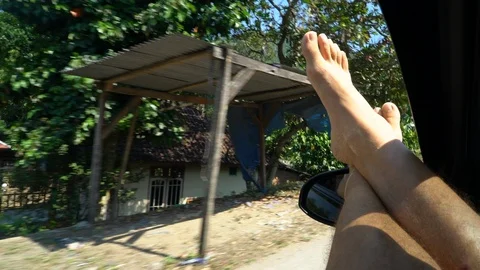 Feet Out Window Stock Video Footage | Royalty Free Feet Out Window ...