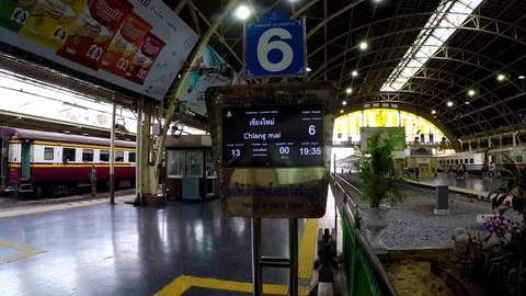 POV passing display board to Chaing Mai ... | Stock Video | Pond5