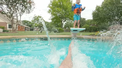 Pushed In Pool Stock Videos – Royalty-Free HD & 4K Videos