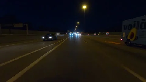 POV of reverse rear view shot roads and ... | Stock Video | Pond5