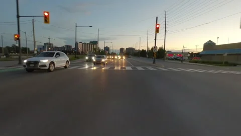 POV of reverse rear view shot roads and ... | Stock Video | Pond5