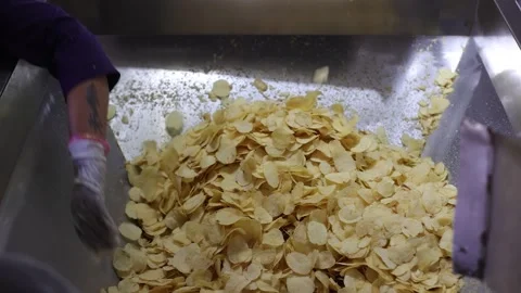 pov shot men ejecting bad chips from con... | Stock Video | Pond5