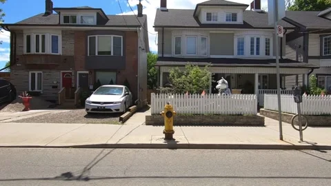 POV side view of Toronto city street wit... | Stock Video | Pond5