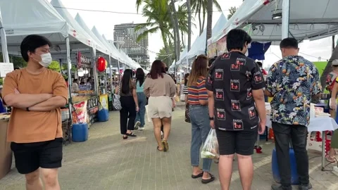 POV time lapse people walking on sidewal... | Stock Video | Pond5