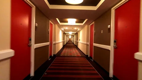 Pov Walking Hallway Stock Footage ~ Royalty Free Stock Videos | Pond5