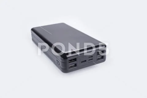 Power bank for phone or tablet.External battery pack ~ Premium Photo ...