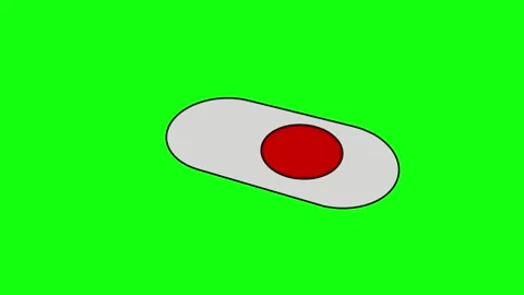 Power button. Slider. Motion animation. | Stock Video | Pond5