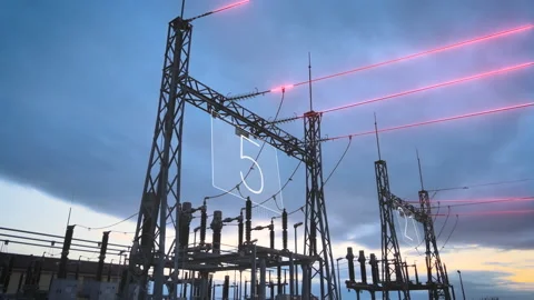 Power grid failure emergency blackout, a... | Stock Video | Pond5