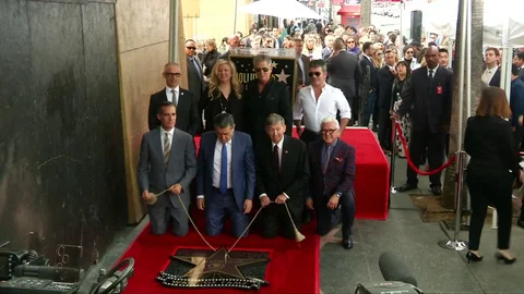 'Power Ranger' creator Haim Saban gets H... | Stock Video | Pond5