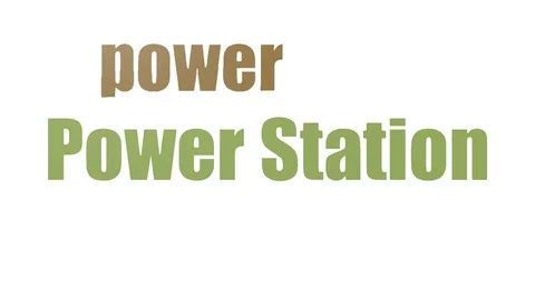 Power Station Animated Word Cloud Isolat... | Stock Video | Pond5