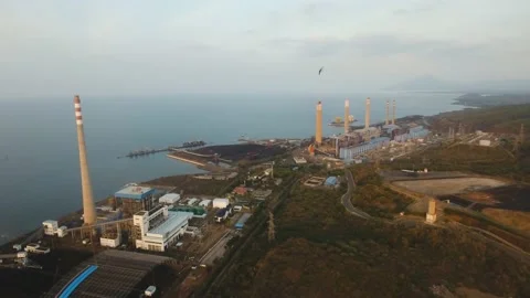 Power station. Indonesia, Jawa island. | Stock Video | Pond5