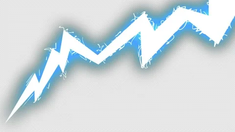 Powerful animation of a lightning strike... | Stock Video | Pond5