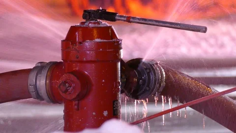 Water Fire Hydrant Stock Video Footage | Royalty Free Water Fire ...