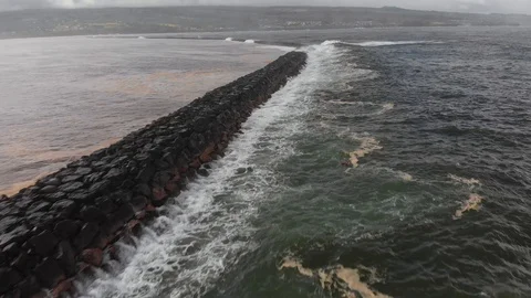 Breakwall Stock Footage ~ Royalty Free Stock Videos | Pond5
