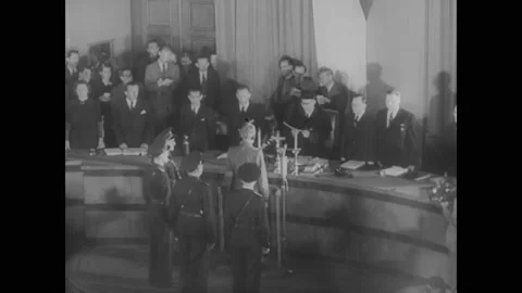 PRAGUE - 1946 - Karl Hermann Frank, the ... | Stock Video | Pond5