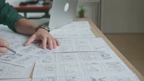 Film Production Drawing Stock Videos – Royalty-Free HD & 4K Videos