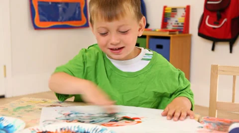 Painting Finger Stock Videos – Royalty-Free HD & 4K Videos