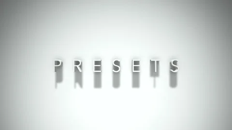 Presets 5 Stock Videos – Royalty-Free HD & 4K Videos | Pond5