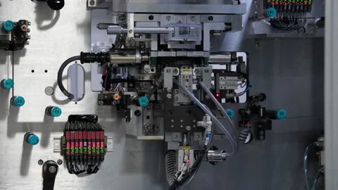 Press Machine in an Industrial Automatio... | Stock Video | Pond5
