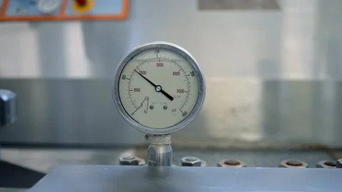 Pressure Gauge Indicator Checks Conditio... | Stock Video | Pond5