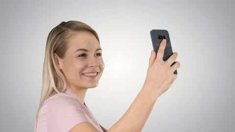 Pretty attractive beautiful cute lady ma... | Stock Video | Pond5