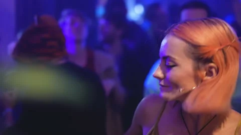 Pretty cute ginger redhead girl dancing ... | Stock Video | Pond5