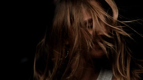 Slow Motion Hair Flip Stock Videos – Royalty-Free HD & 4K Videos | Pond5