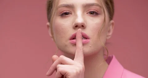 Girl Shhh Stock Footage ~ Royalty Free Stock Videos | Pond5