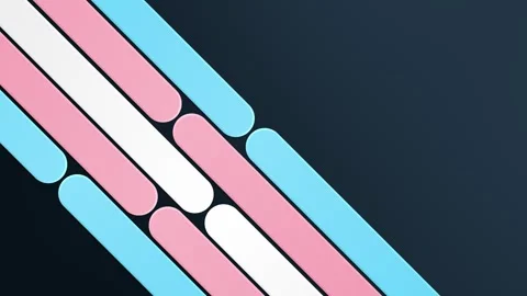 Pride Month Transgender Flag Colorful Li... | Stock Video | Pond5