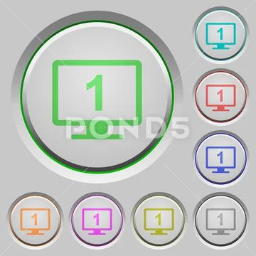 Primary display push buttons: Graphic #151339857