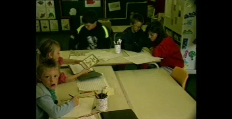 Primary School Classroom Australia 1990s | Stock Video | Pond5