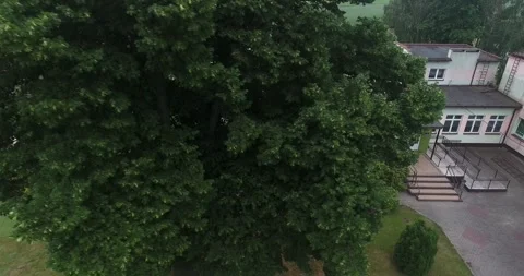 A primary school from the communist era ... | Stock Video | Pond5