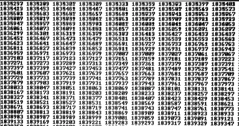 Computer Screen Numbers Stock Video Footage | Royalty Free Computer ...