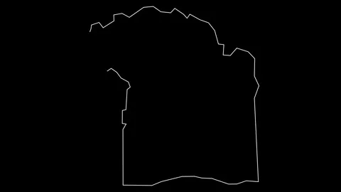 Princes Town region map of Trinidad and ... | Stock Video | Pond5