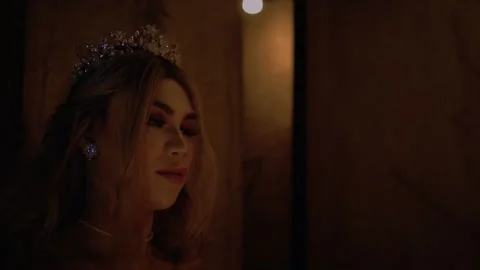 A Princess fainted while standing for a ... | Stock Video | Pond5