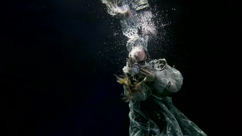 princess with fish fulfilling wishes und... | Stock Video | Pond5