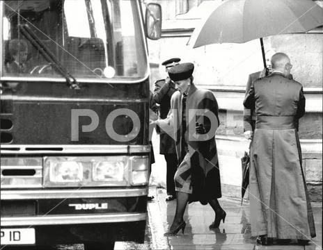 Princess Michael Of Kent Leaves St George's Chapel Windsor 1986. ~ Hi ...