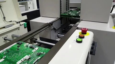 Printed Circuit Boards on transfer conve... | Stock Video | Pond5