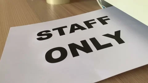 Desk On Warning Stock Videos – Royalty-Free HD & 4K Videos | Pond5