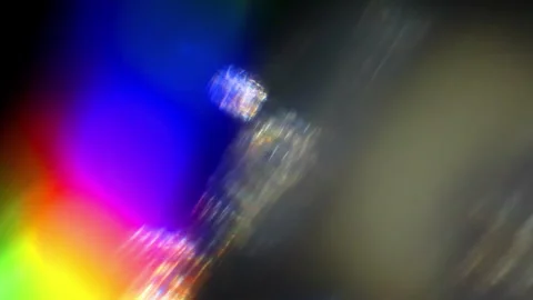 Prism light effect, optical spectrum, cr... | Stock Video | Pond5