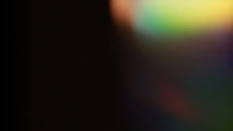 Prism light effect, optical spectrum | Stock Video | Pond5