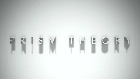 prism theory 3D title animation with sha... | Stock Video | Pond5
