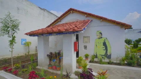 Prison of Freedom fighters of india Neta... | Stock Video | Pond5