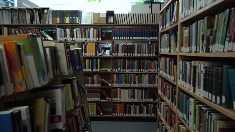 prison library shelves books 4k footage ... | Stock Video | Pond5