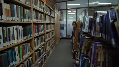 prison library shelves books 4k footage ... | Stock Video | Pond5