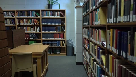 prison library shelves books 4k footage ... | Stock Video | Pond5