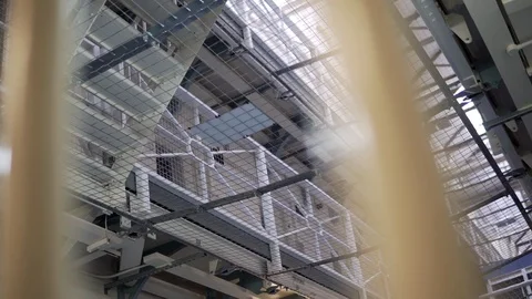 Prison Safety Suicide Net And Stairs, Ci... | Stock Video | Pond5
