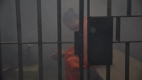 Prison scene man in jail cell african am... | Stock Video | Pond5