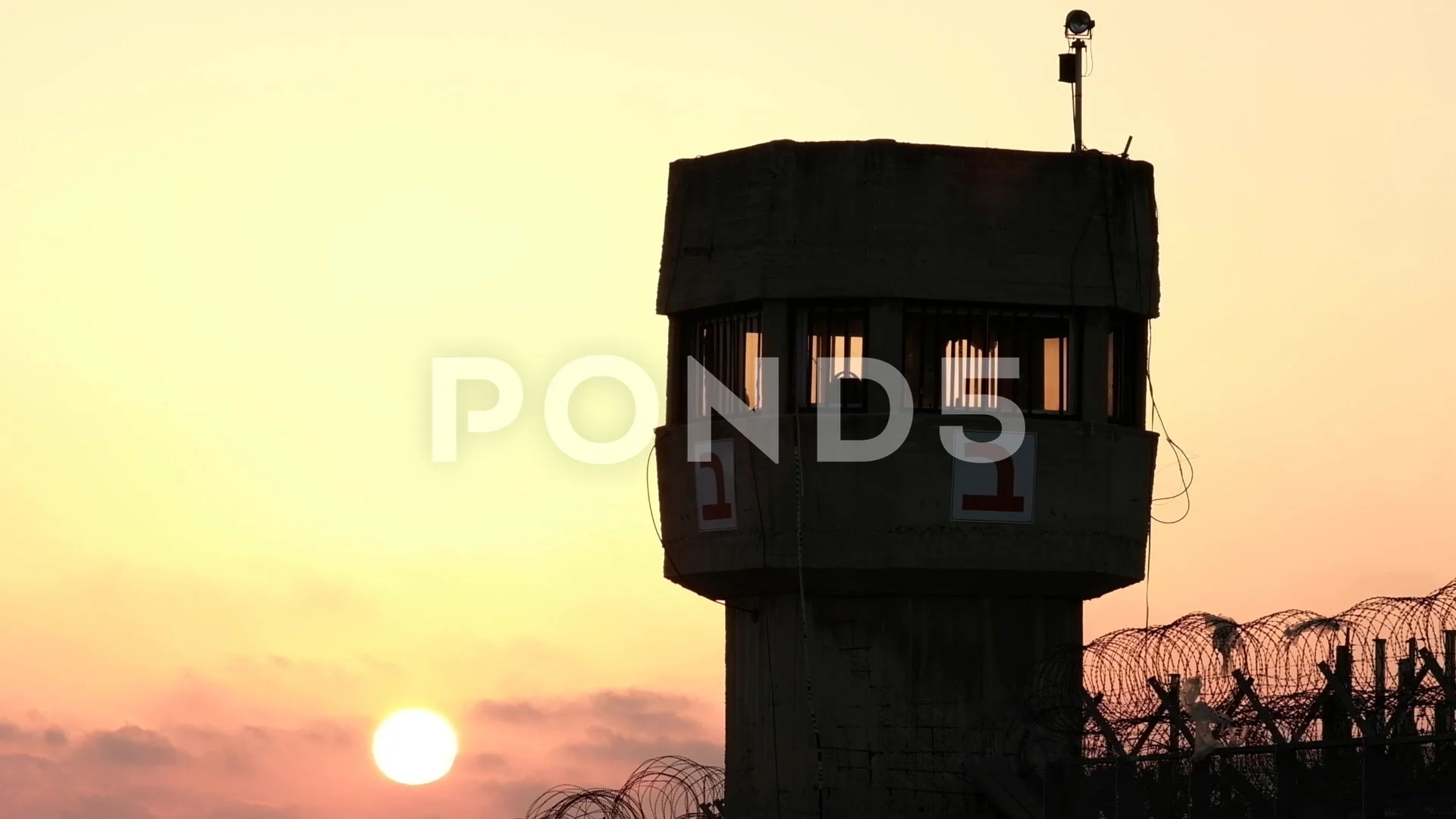 Prison Tower Silhouette